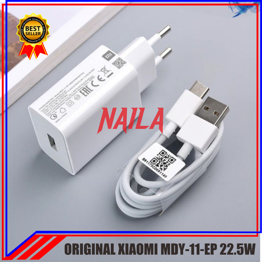 Jual Charger Xiaomi Poco M3 ORIGINAL 100% 22.5W Fast Charging Type C ...
