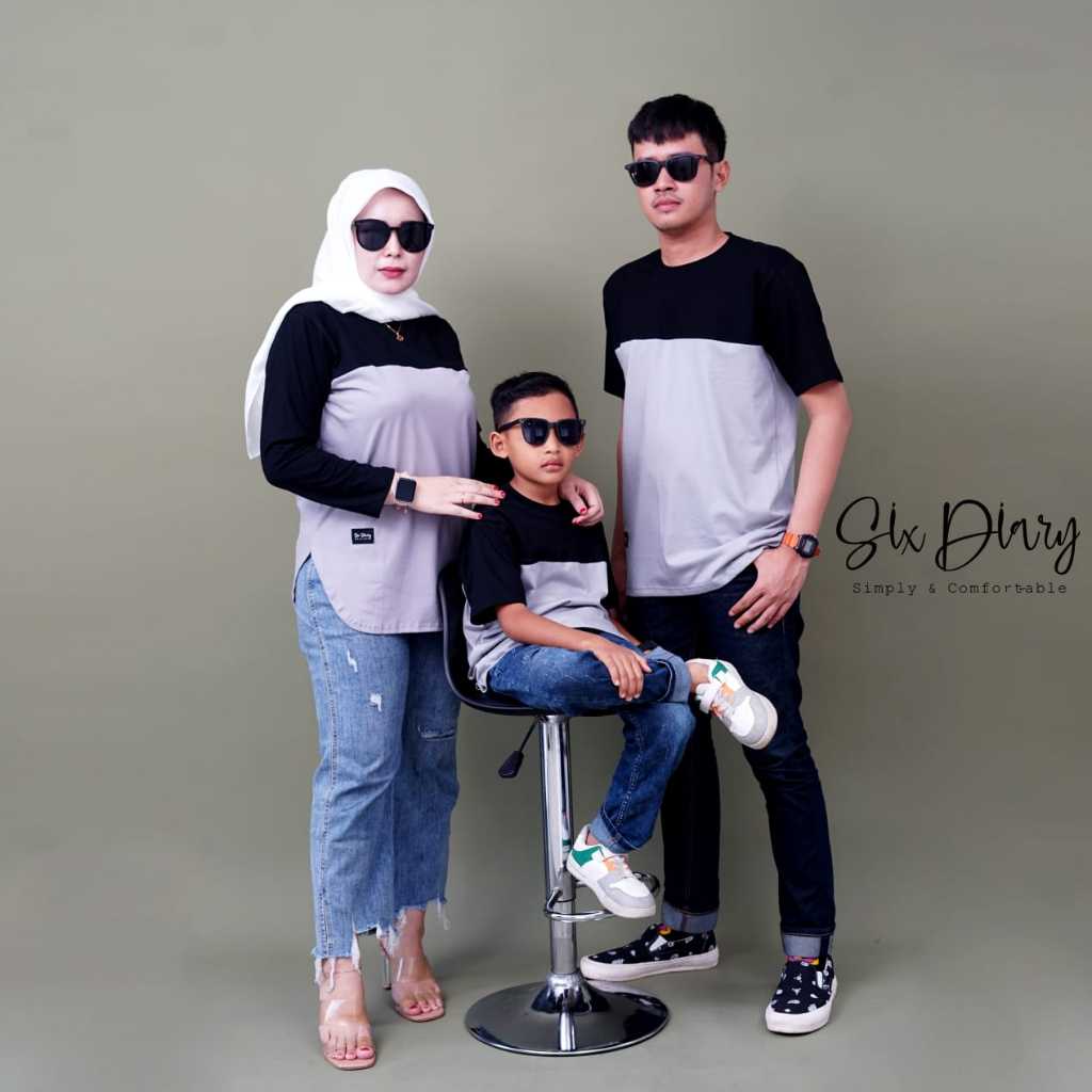 Jual Six Diary Official - Kaos Set Family Baju Couple Keluarga ...