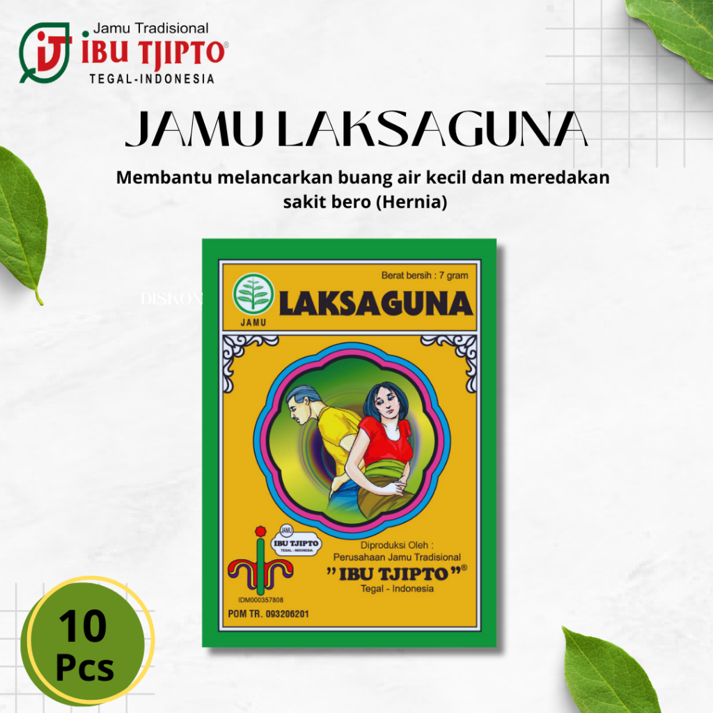 Jual JAMU LAKSAGUNA IBU TJIPTO ISI 10 PCS | Shopee Indonesia