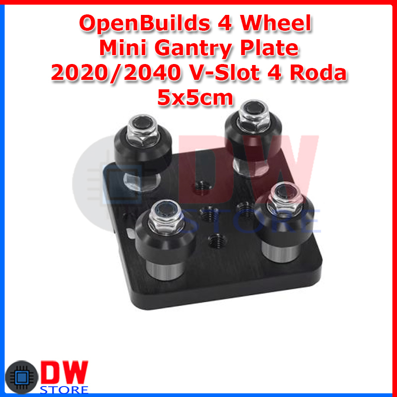 Jual Mini OpenBuilds Wheel Gantry Plate Set 2020 2040 V-Slot vslot ...