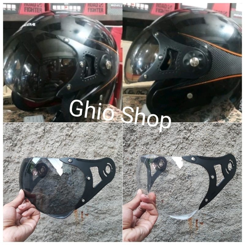 Jual KACA HELM SCOOPY / VISOR HELM SCOPY / CARGLOS HIJAB| MODEL PILOT ...