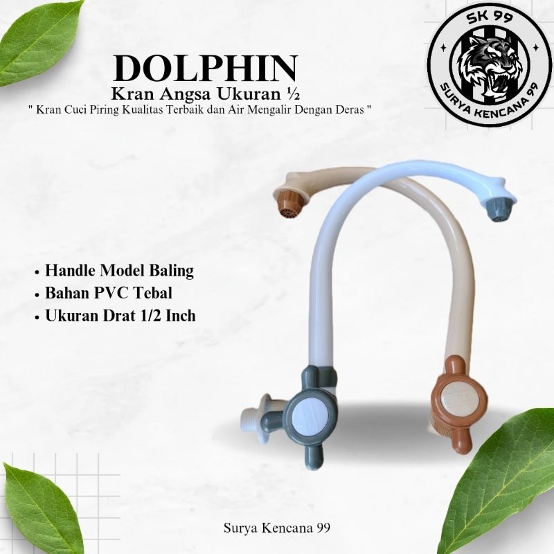 Jual Kran Angsa PVC DOLPHIN Plastik 1/2 Inch | Shopee Indonesia