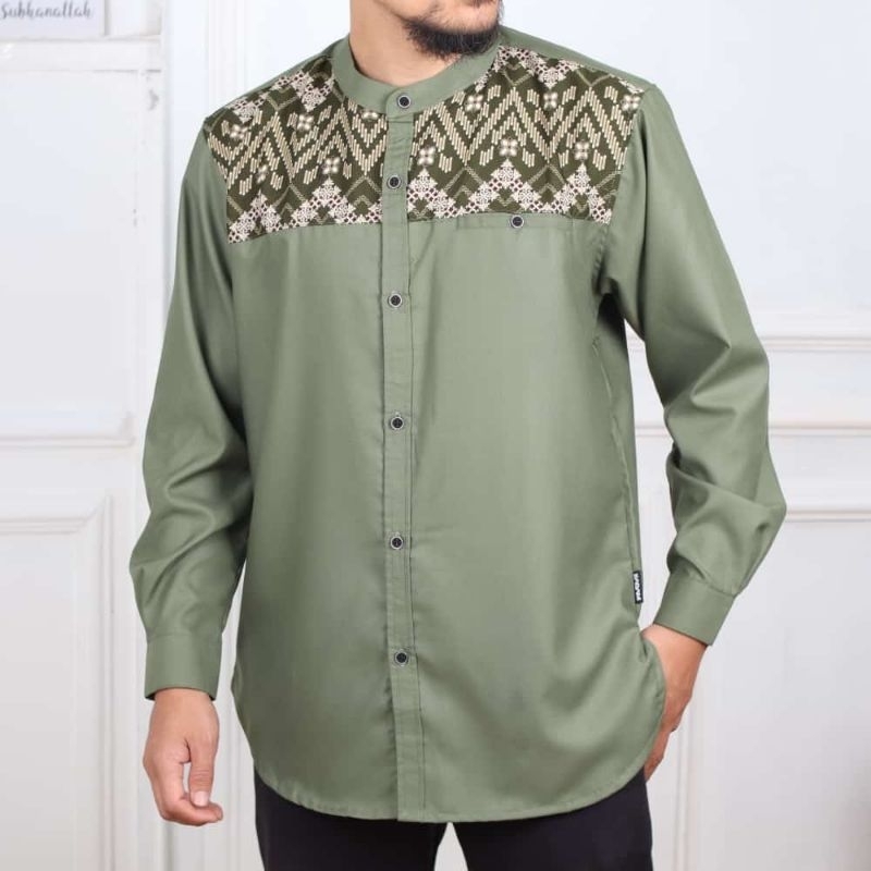 Jual baju koko kurta marajo list batik | Shopee Indonesia