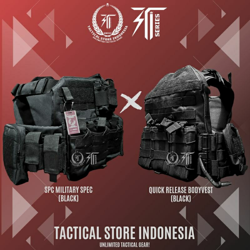 Jual Body Vest Tactical Military Spec Quick Release dan Non Quick ...