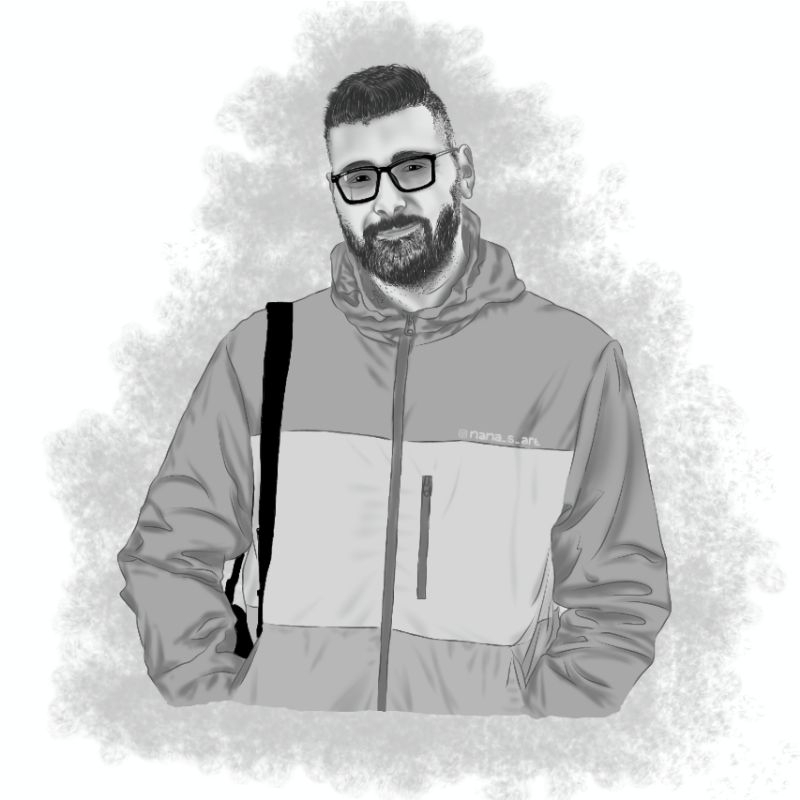 Jual Jasa Ilustrasi SEMI REALIS (BW) / Gambar Digital / Comission Art ...