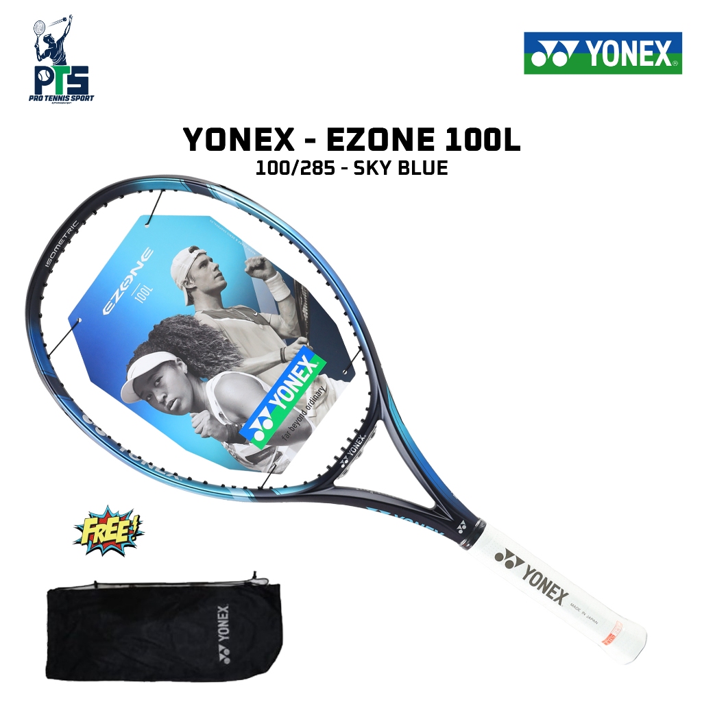Jual Raket Tenis Yonex EZONE 100L 285 gr 7TH Gen - Sky Blue 2023 Jepang | Shopee Indonesia