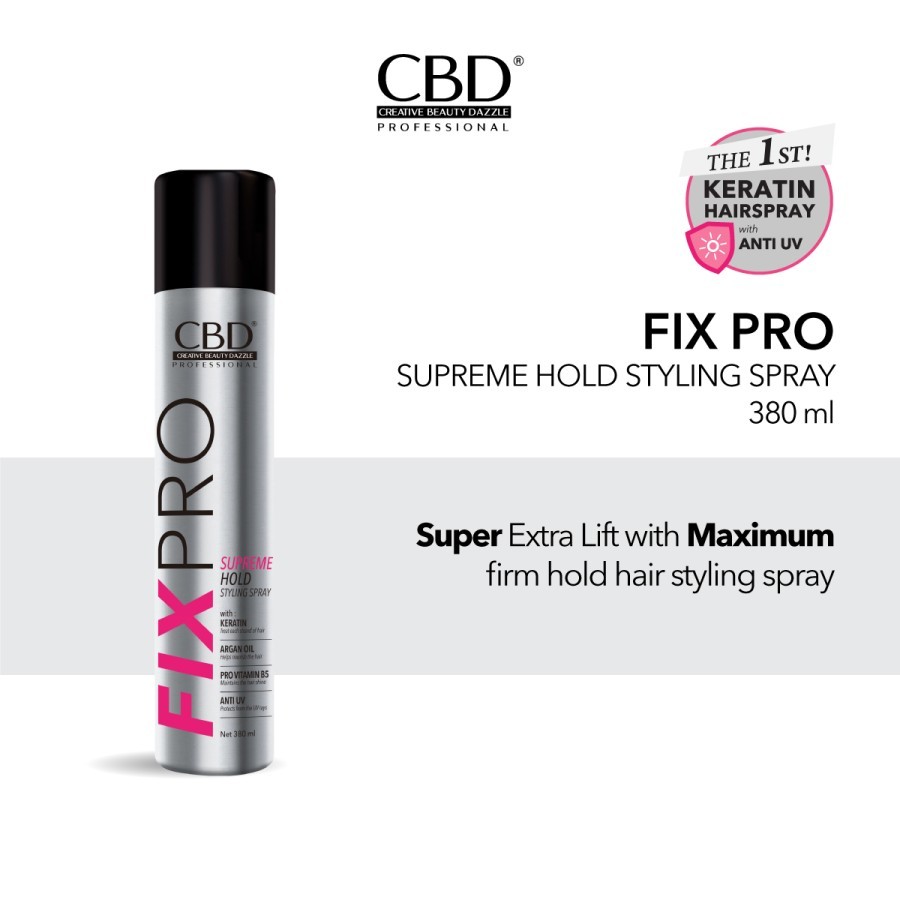 Jual CBD Fix Pro Supreme Hold Styling Spray 380ml | Shopee Indonesia