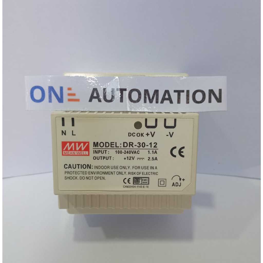 Jual POWER SUPPLY MEAN WELL DR-30-12 12V 2A / power supply | Shopee Indonesia