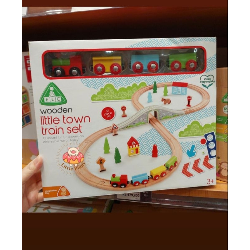 Jual ELC wooden little town train playset | Shopee Indonesia