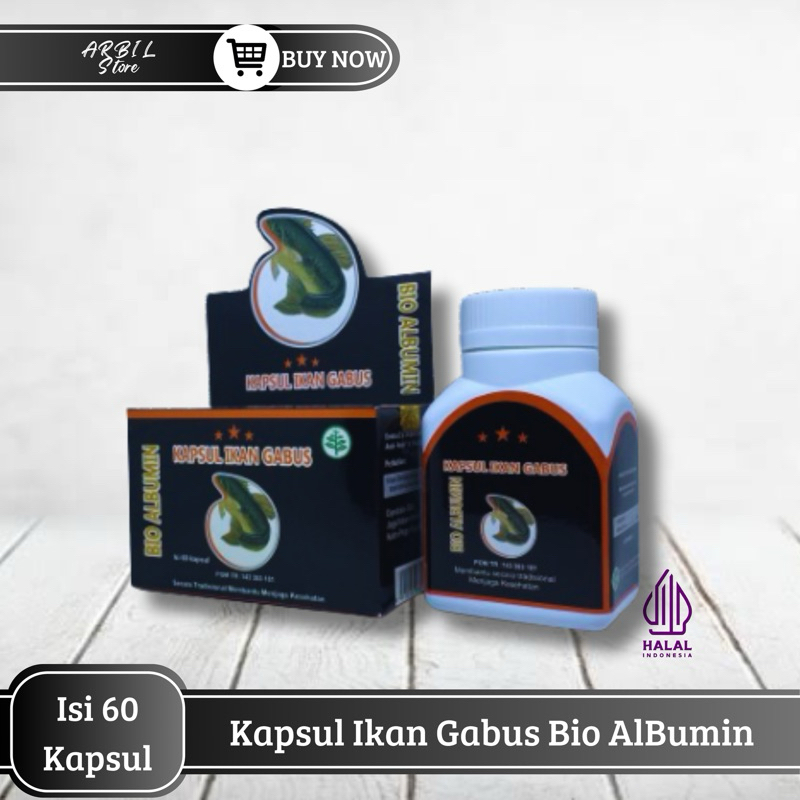 Jual Kapsul Ekstrak Ikan Gabus Bio Al Bumin 60 Kapsul Membantu ...