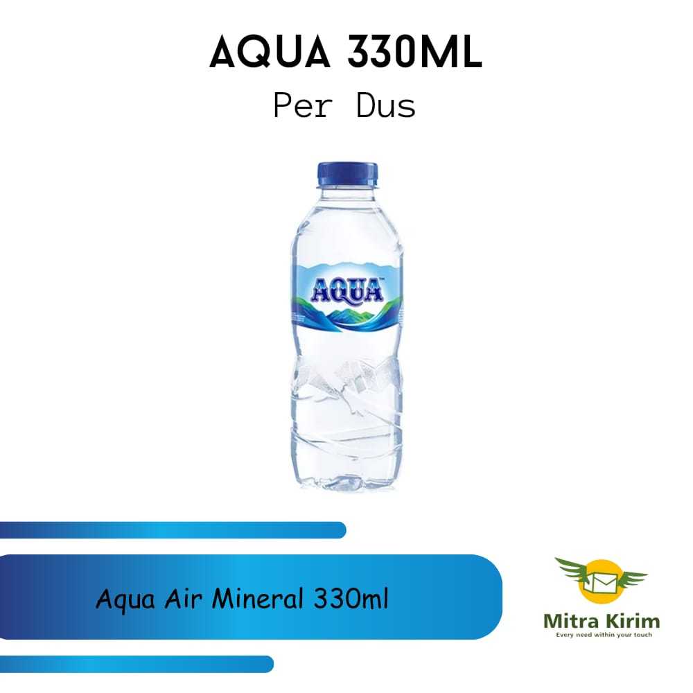 Jual Aqua Air Minera 330ml per dus | Shopee Indonesia