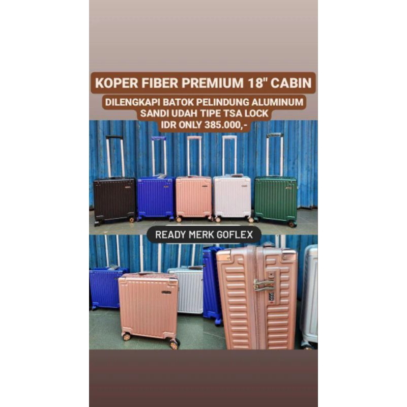 Jual KOPER GOFLEX 18" INCH CABIN MODEL KOTAK | Shopee Indonesia