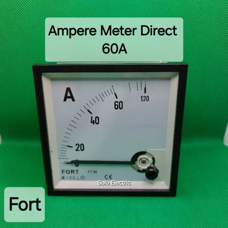 Jual Ampere Meter 60A Direct / Ampere Meter Fort 60A Direct | Shopee ...