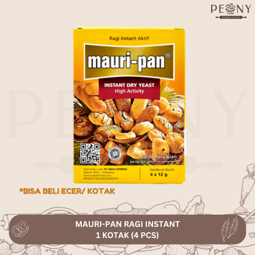 Jual MAURIPAN RAGI KERING 1 KOTAK (ISI 4 PCS) / RAGI ROTI | Shopee ...