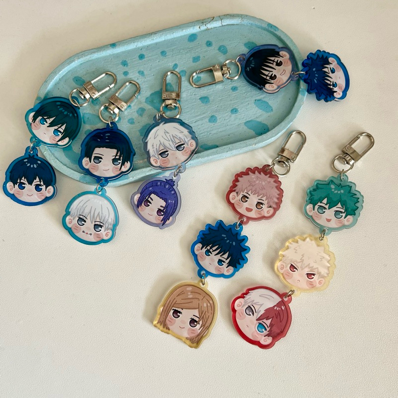 Jual JJK BNHA BLLK HQ customize linked keychains | noyanghae | Shopee ...