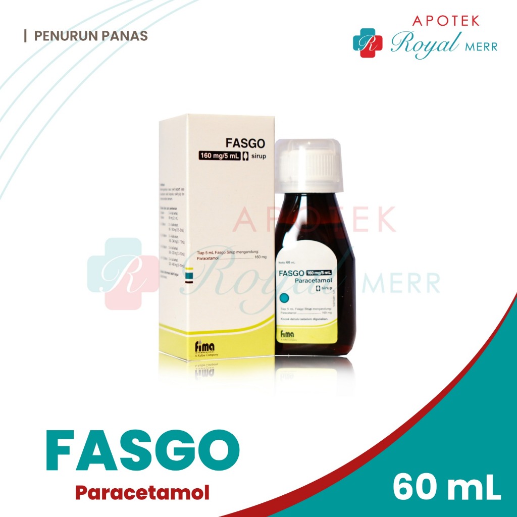 Jual FASGO SIRUP 60ml Efektif Menurunkan Demam dan Sebagai Pereda Nyeri ...