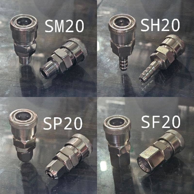 Jual NEW COUPLER FEMALE KOPLER QUICK COUPLING SAMBUNGAN ANGIN KOMPRESOR ...