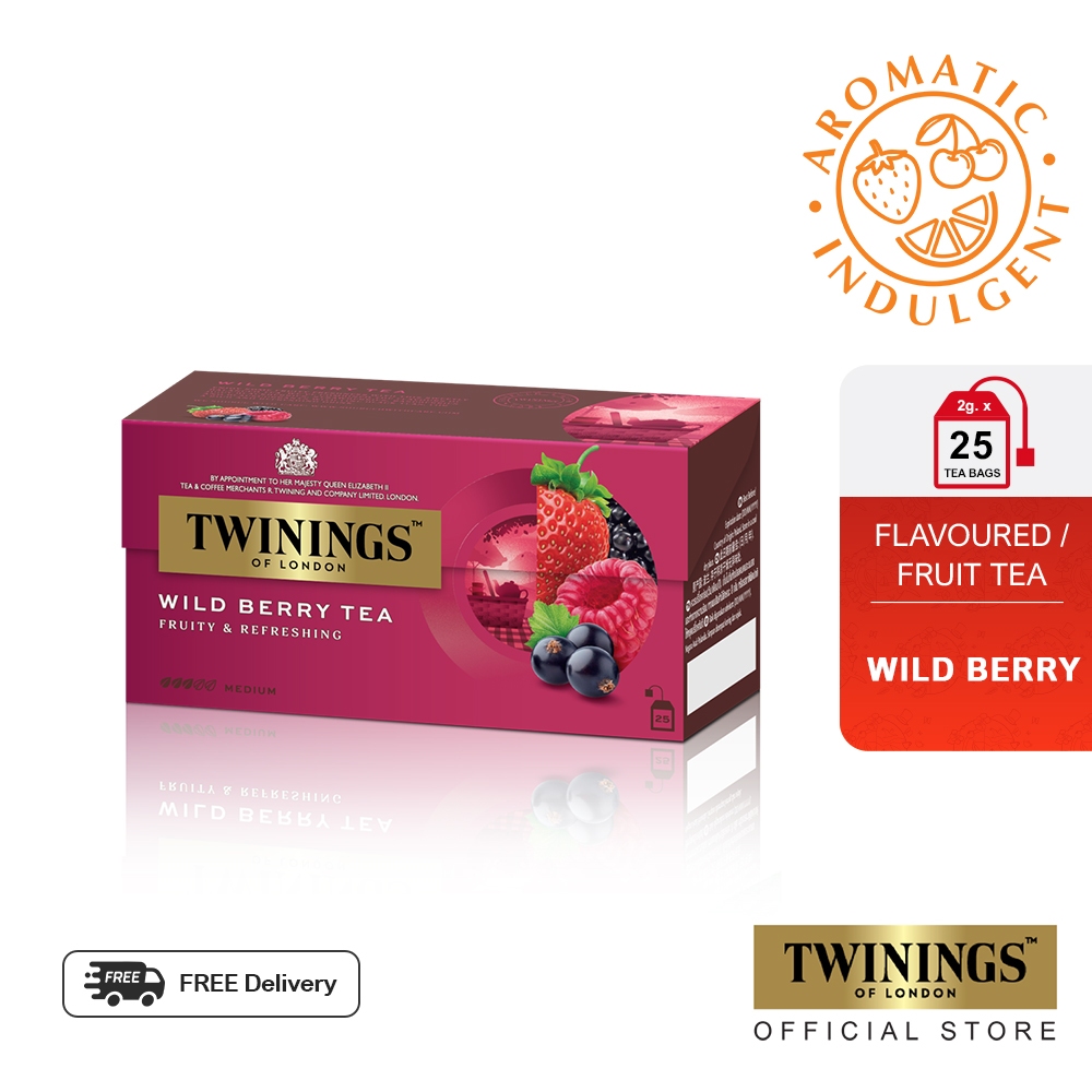 Jual Twinings Teh Celup Wild Berry Tea 25x2g | Shopee Indonesia