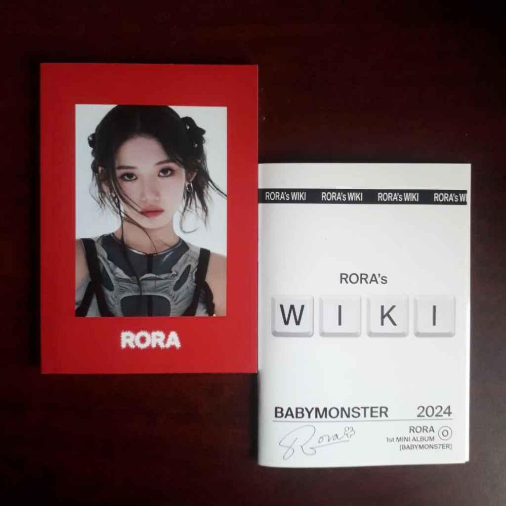 Jual Photobook + pin, Wiki + sticker album ygtag Rora babymonster ...