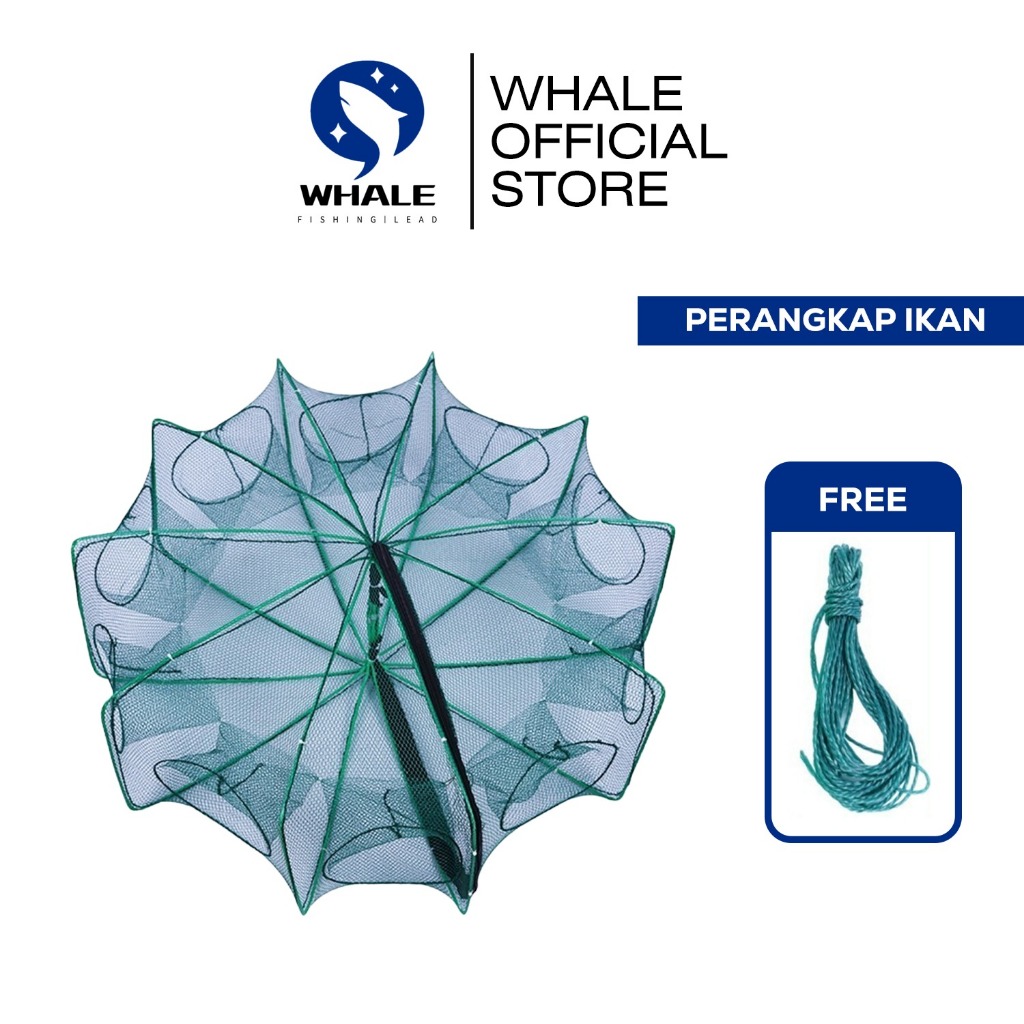 Jual WHALE Perangkap Jebakan Jaring Jala Prangkap Lipat Ikan Udang ...