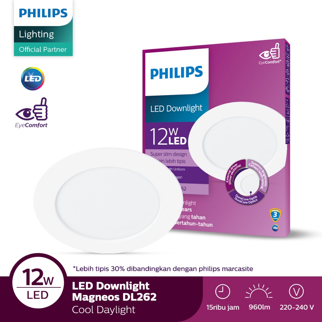 Jual Philips Magneos Downlight 150 12W 65K W Putih | Shopee Indonesia