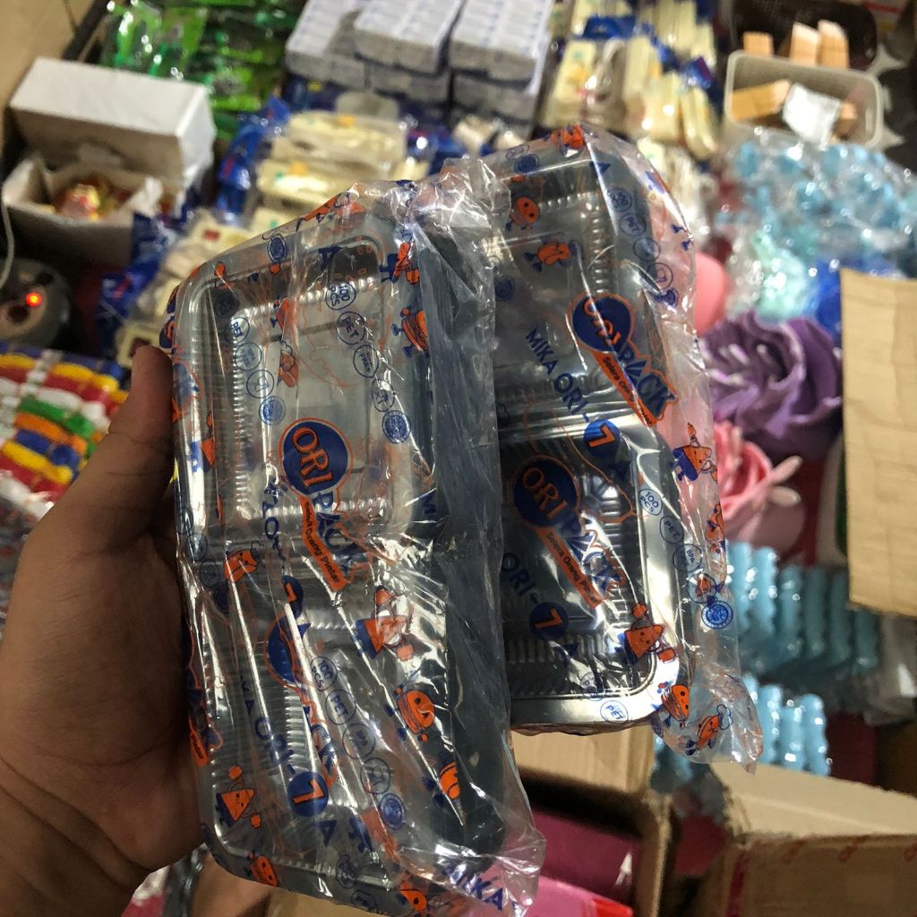 Jual Box mika plastik 7A isi 100pcs / Mika Kotak Kecil Wadah Makanan ...