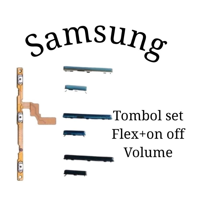 Jual Tombol set flexibel komplit on off volume samsung A30 | Shopee Indonesia