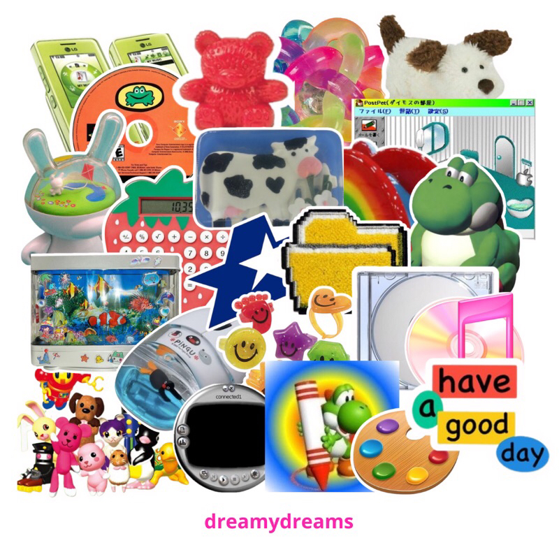 Jual STICKER DECO PACK AESTHETIC VINTAGE RETRO Y2K STIKER LAPTOP ...