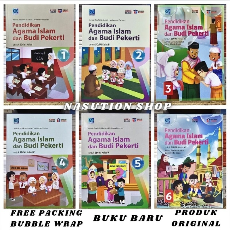 Jual Buku Pendidikan Agama Islam Kelas 1 2 3 4 5 6 SD/MI Grafindo Kurikulum Merdeka Original ...