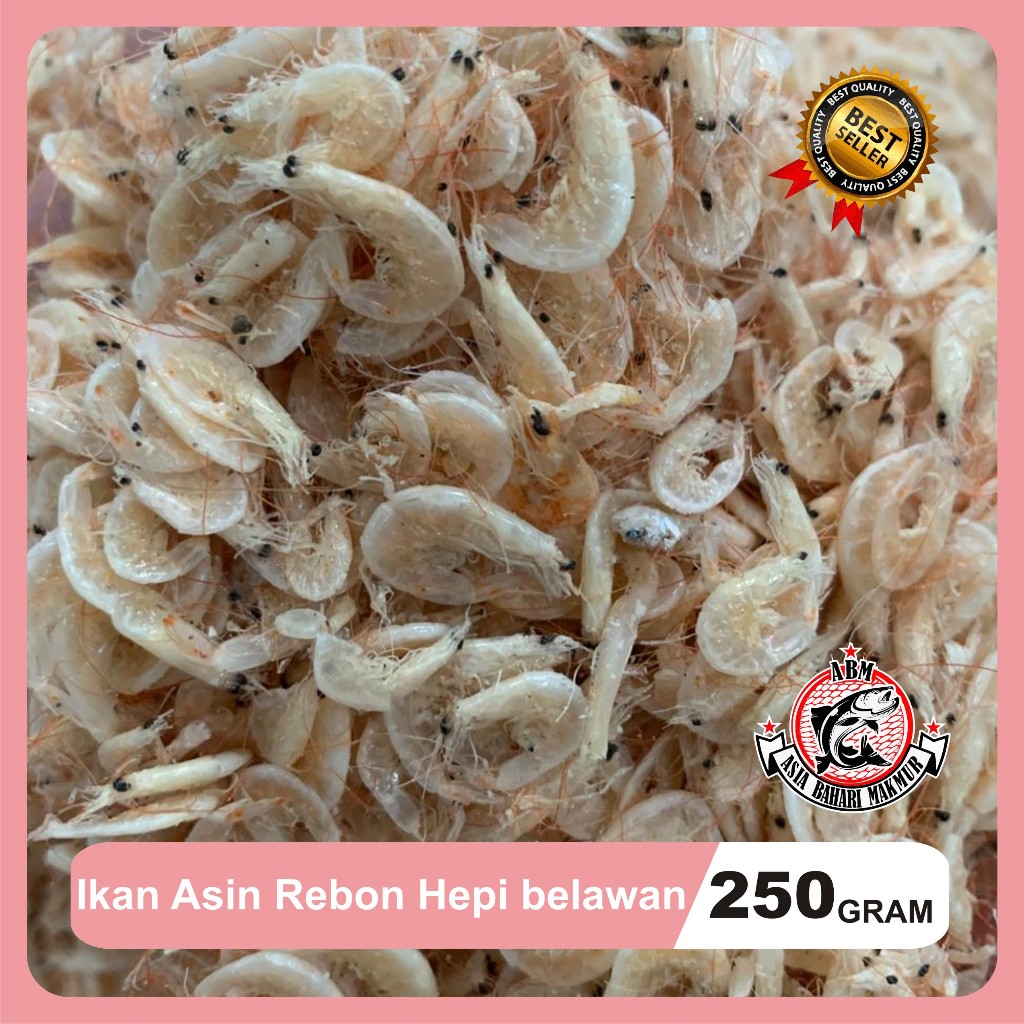 Jual Ikan Asin Rebon Kasar Super Hepi Kasar 250 gr | Shopee Indonesia