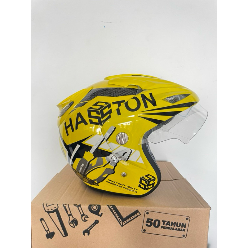 Jual Helm Motor Anti Pecah Hasston Original High Quality | Shopee Indonesia