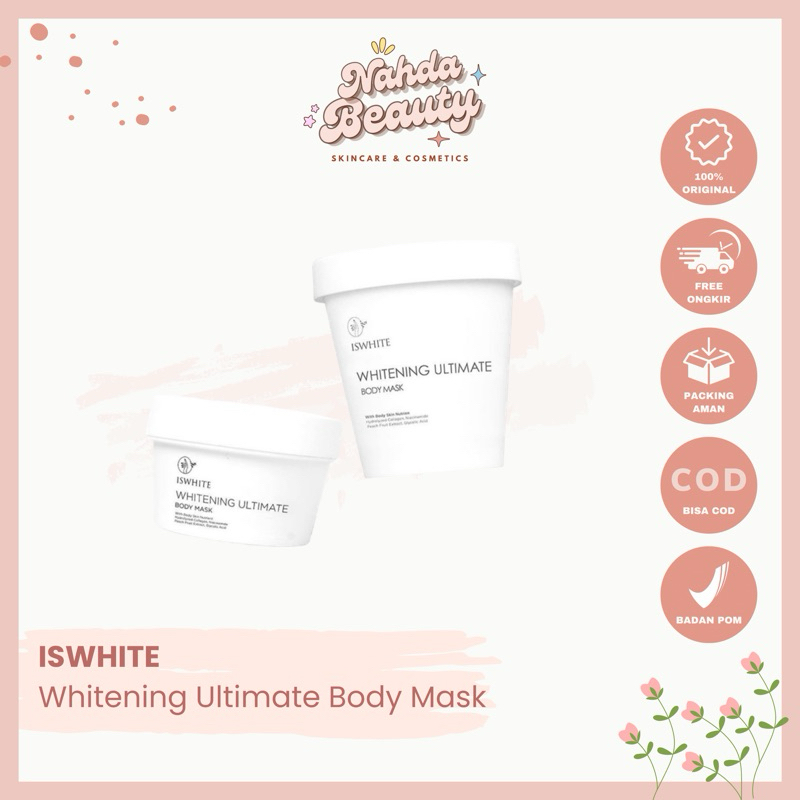 Jual ISWHITE Whitening Ultimate Body Mask with Hydrolyzed Collagen ...