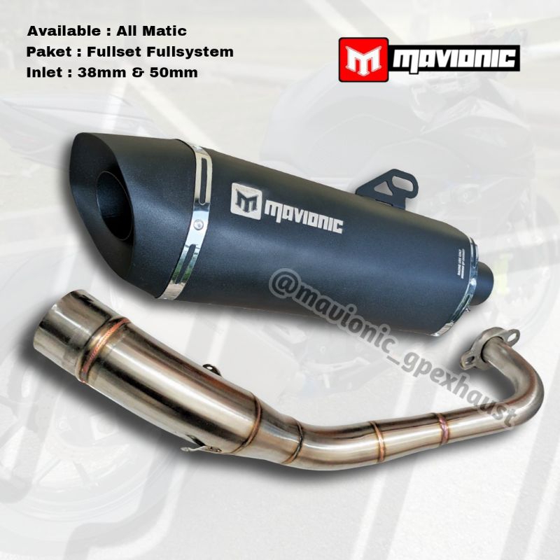 Jual Knalpot racing Nmax Aerox PCX ADV Scoopy Vario all Matic fullset ...