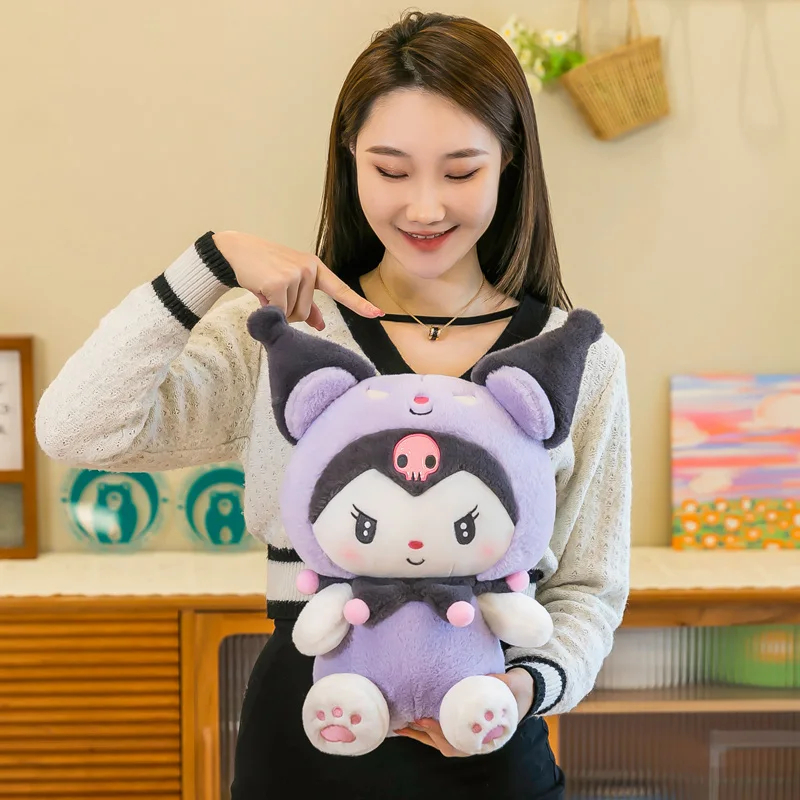 Jual Boneka New Sanrio Kuromi My Melody Cinnamoroll Terbaru Bahan Plush Premium Ukuran 35 cm ...