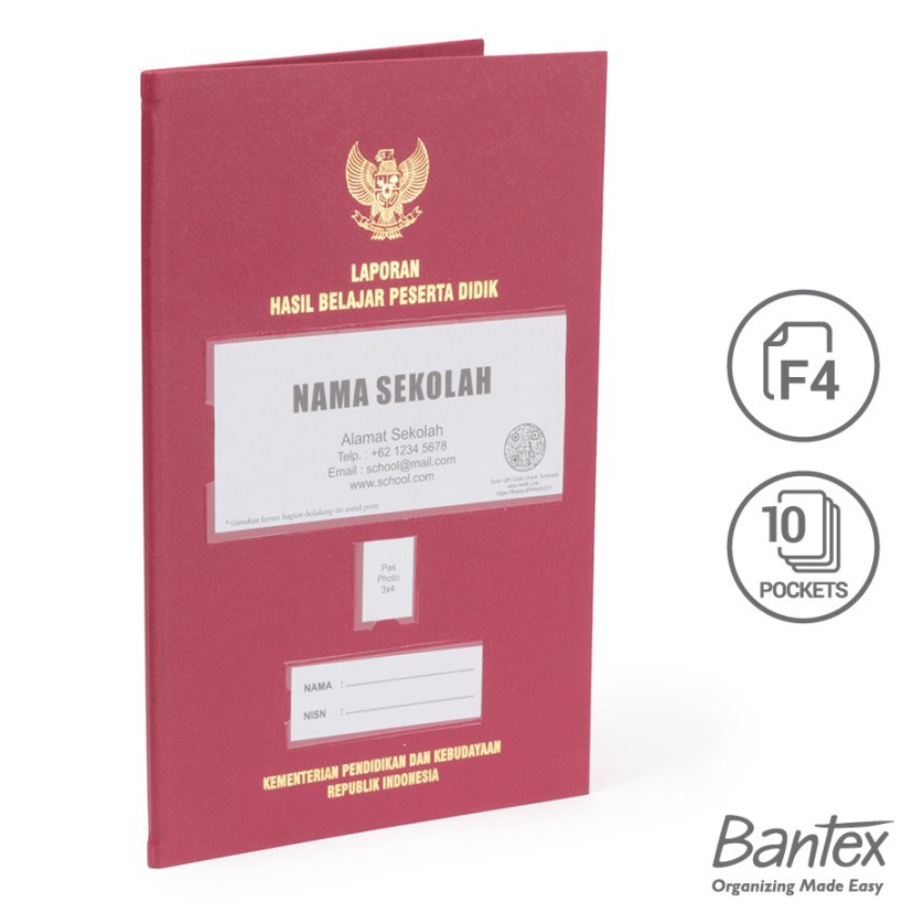 Jual Harga Murah Bantex Clear Holder Document Keeper Map Raport Map ...