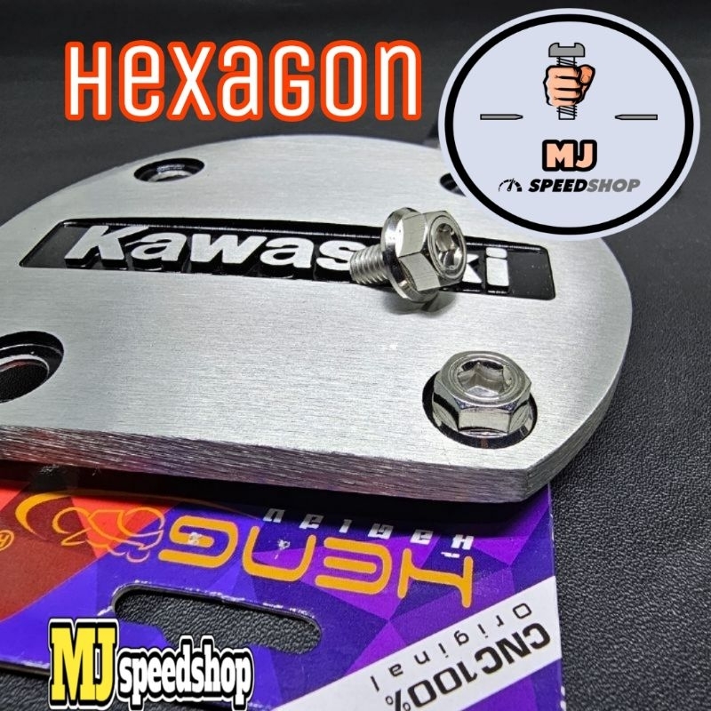 Jual BAUT COVER TUTUP BAK MAGNET BLOK KOPLING NINJA R RR SS KIS ZX 150 PROBOLT STAINLESS ...