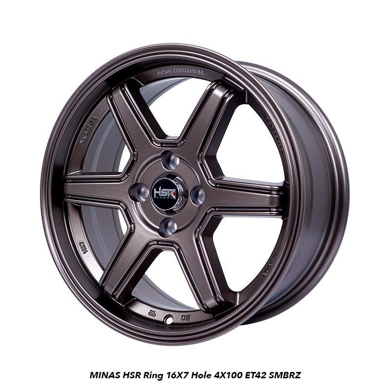 Jual VELG MOBIL HSR MINAS RING 15 SINGLE PCD WARNA BRONZE | Shopee ...