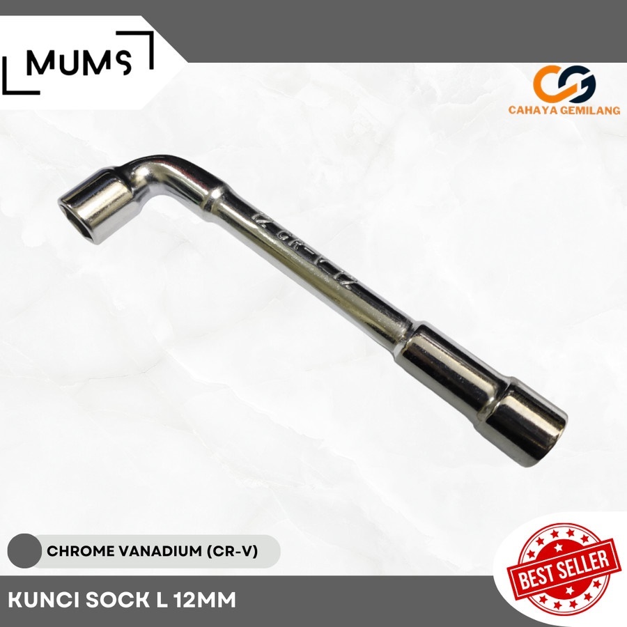 Jual Kunci Sock L Double Sok Key 2 Way Allen Shock 12mm Kunci Socked ...