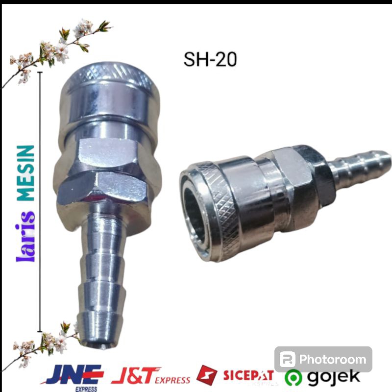 Jual Coupler SH 20 Quick Coupling Sambungan Selang Kompresor | Shopee ...