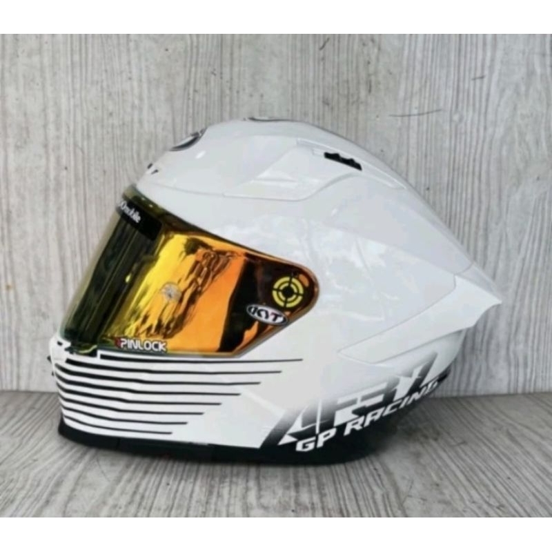 Jual HELM KYT STRIKER AF37 GP RACING PAKET GANTENG | Shopee Indonesia
