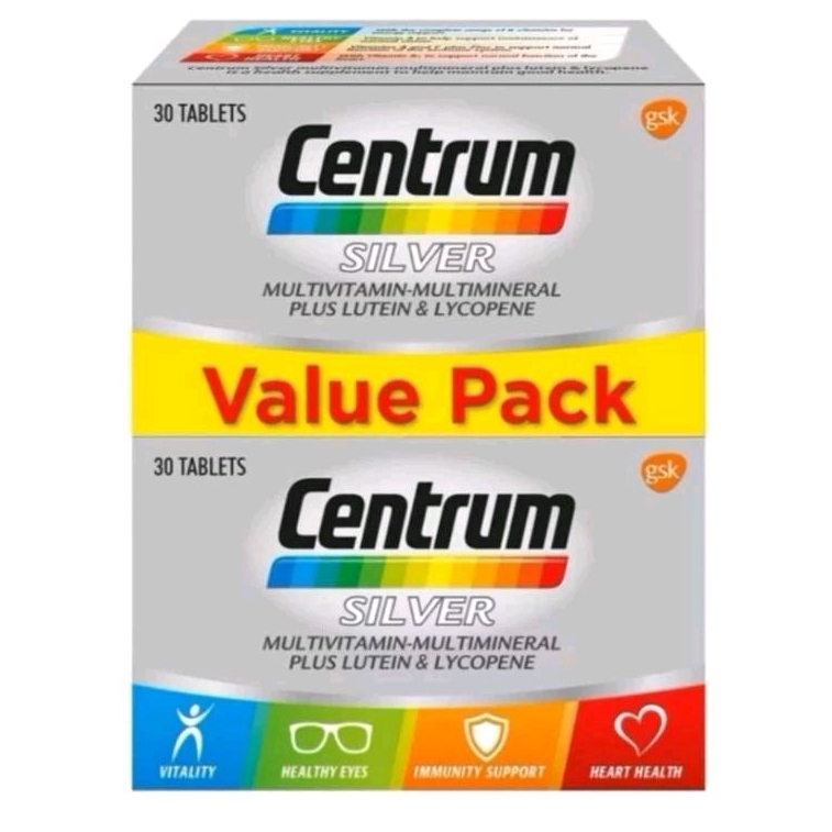 Jual Centrum Multivitamin - Centrum Silver 100s - Centrum Energy 60s ...