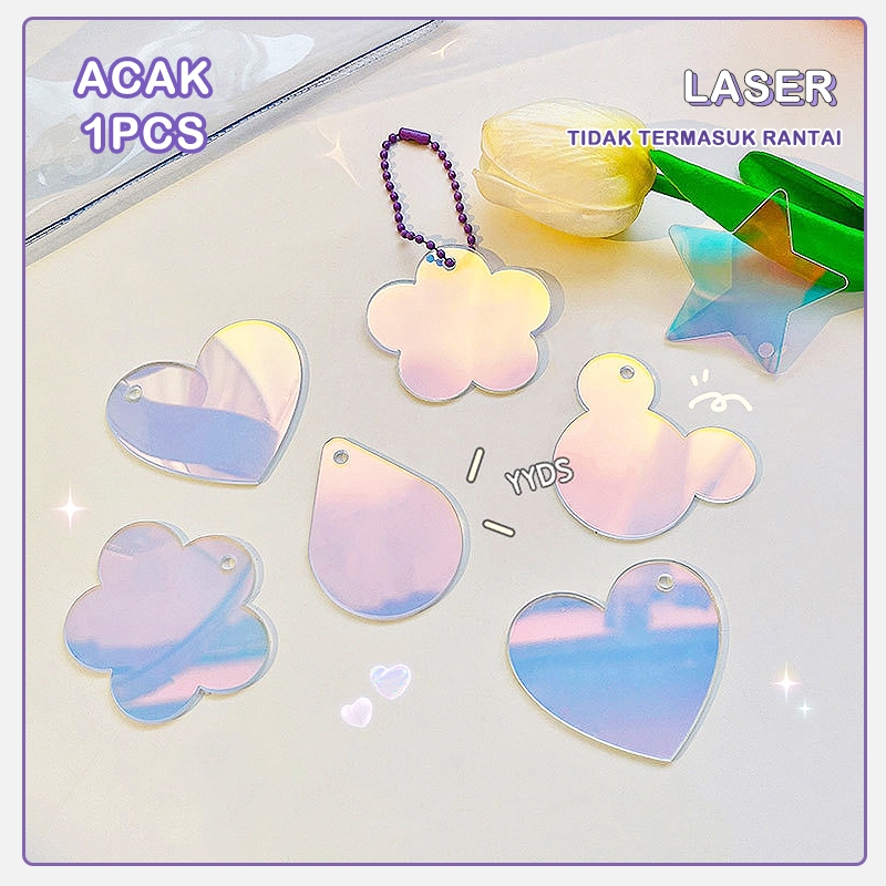 Jual diy keychain/diy gantungan kunci akrilik set/diy keychain/diy ...