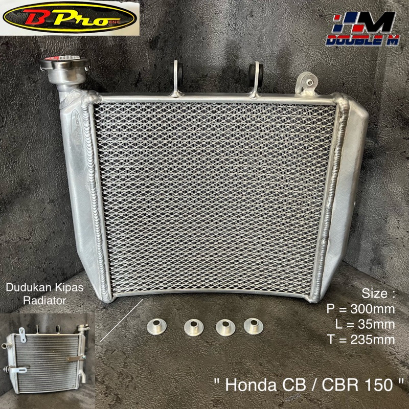 Jual Radiator Aluminium BPro Racing Ninja R SS RR CBR CB 150R GSX 150 R ...