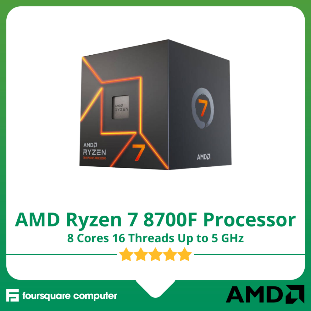 Jual AMD Ryzen 7 8700F Gaming Processor Socket AM5 8 Core 16 Thread Up to 5 Ghz Resmi Box & Tray ...