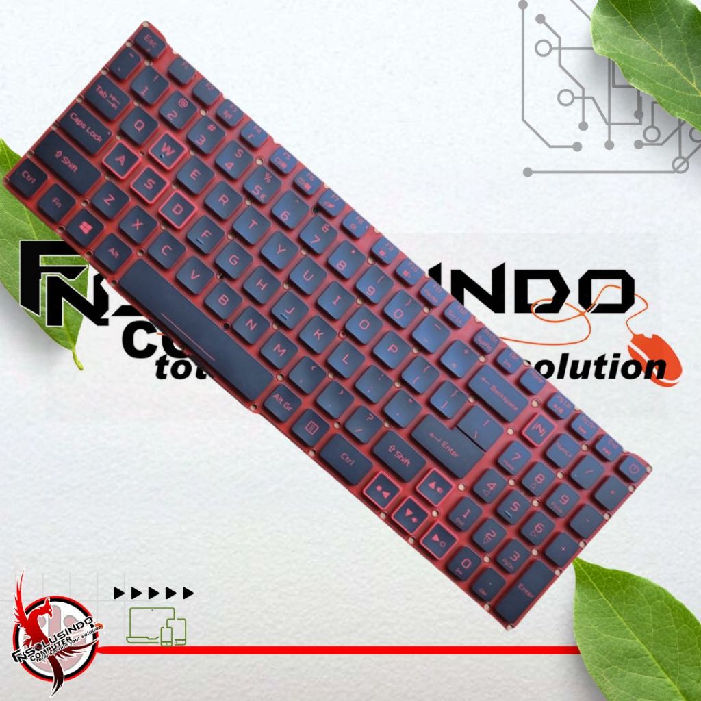 Jual Keyboard Acer Nitro 5 AN515-51 N17c1 AN515-52 AN515-53 Series ...