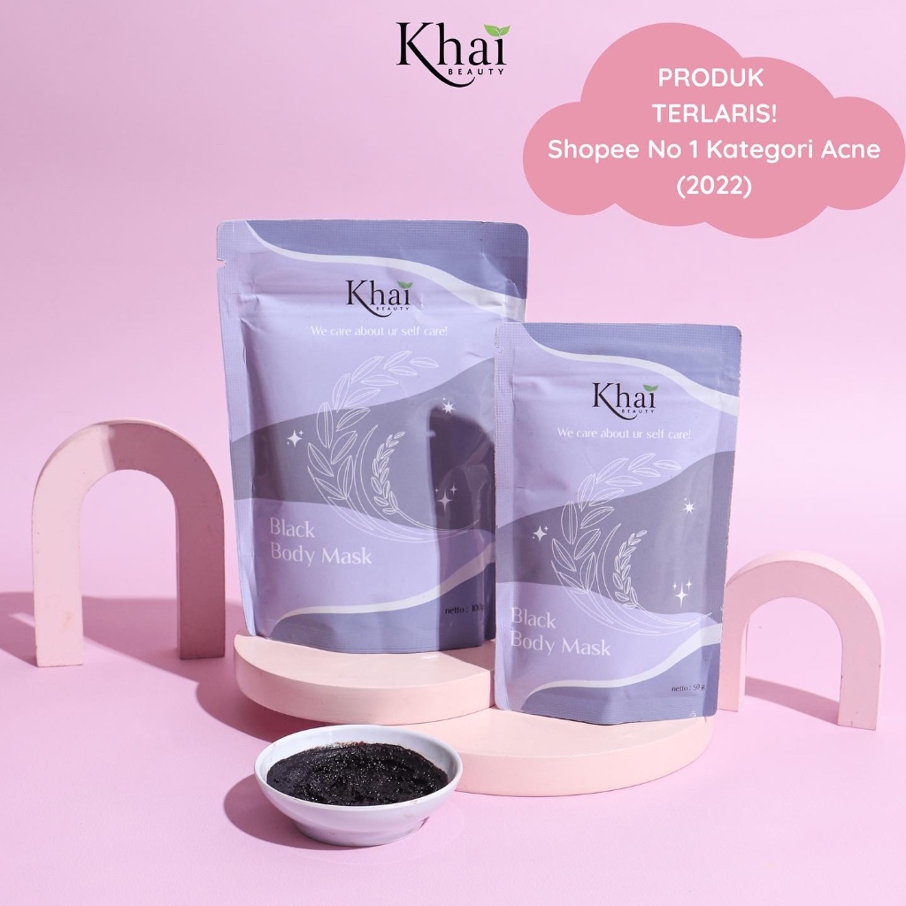 Jual BLACK BODY MASK (BEST SELLER UNTUK JERAWAT PUNGGUNG, BEKAS LUKA ...