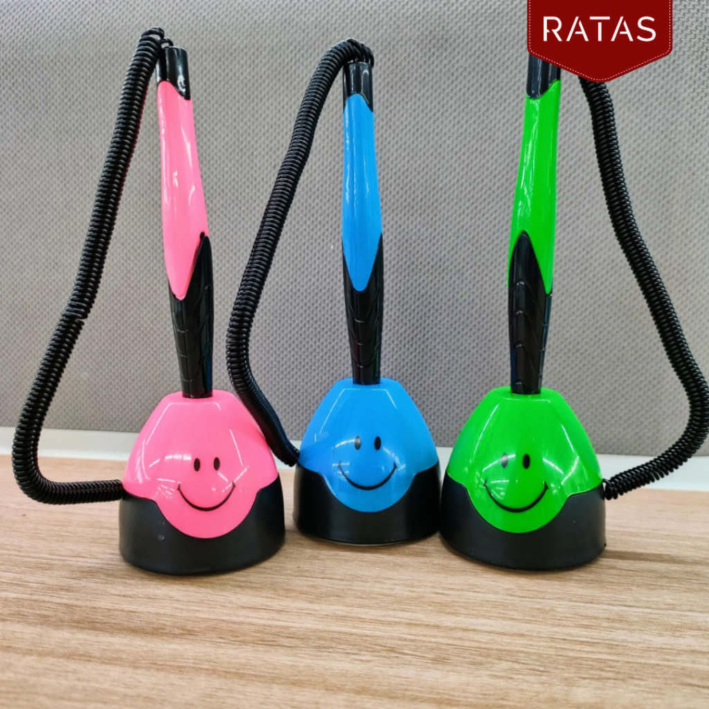Jual Pulpen Meja Smile Pen Stand Alat Tulis Pena Satuan Tempel Dan ...