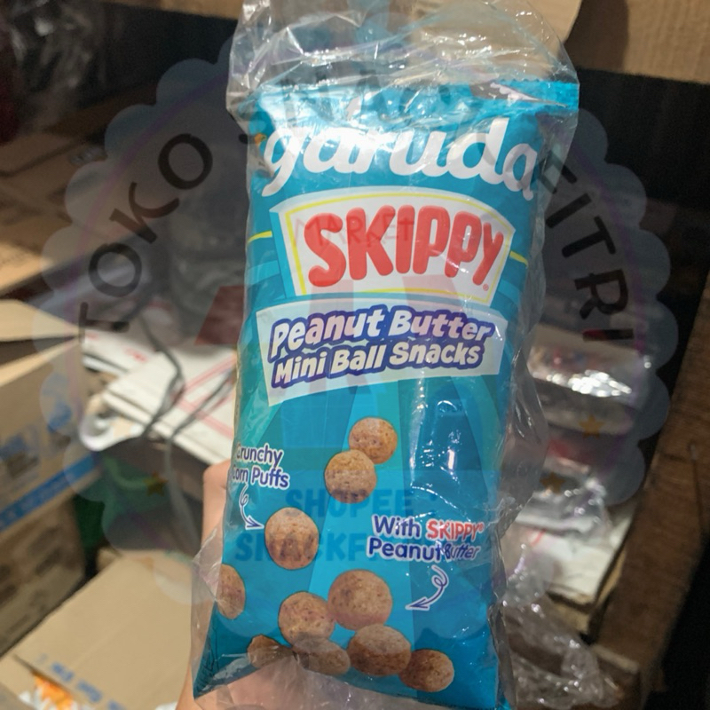 Jual GARUDA SKIPPY PEANUT BUTTER BALL RENCENG @10 pcs | Shopee Indonesia