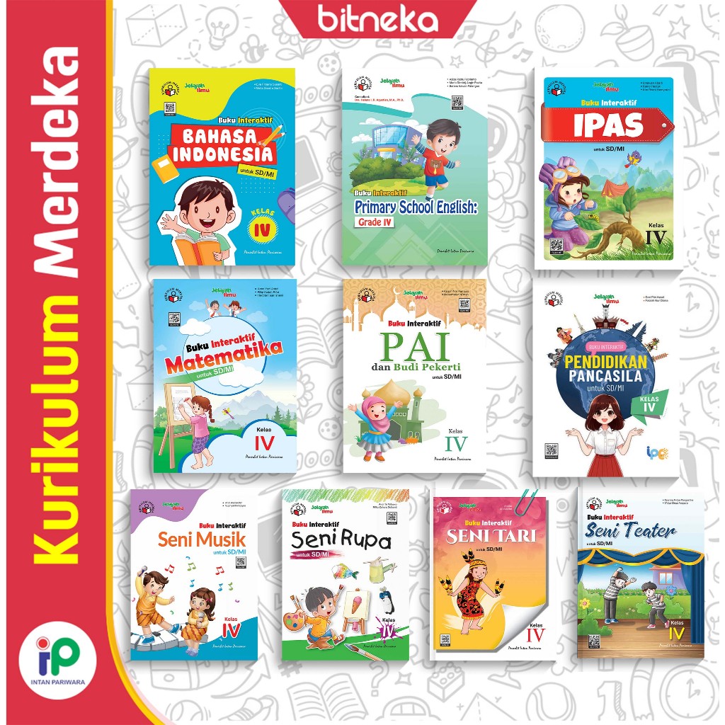 Jual Buku Siswa Pendamping(Buku Interaktif) SD/MI kelas 4 Kurikulum Merdeka - Intan Pariwara ...