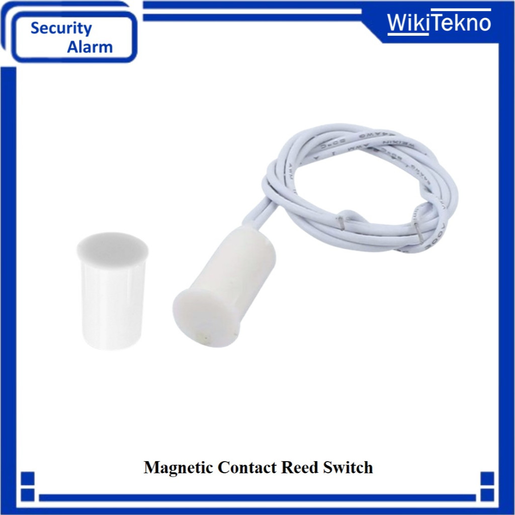 Jual Recessed Mount Magnetic Contact Reed Switch Door Sensor | Shopee ...